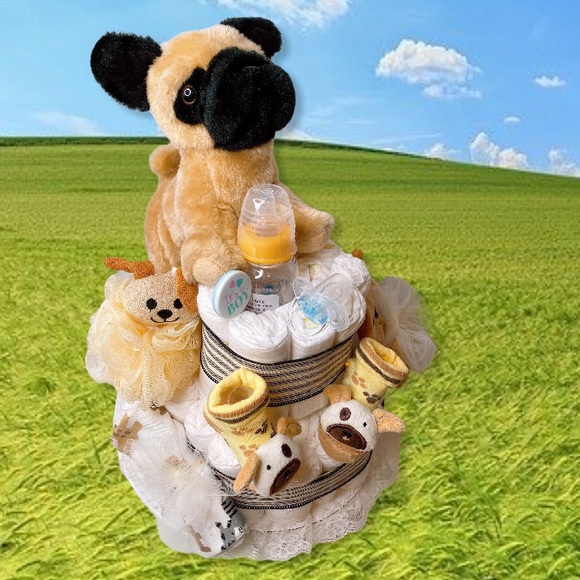 Pampers | Accessories | Puppy Diaper Cake Dog Diaper Cake | Poshmark